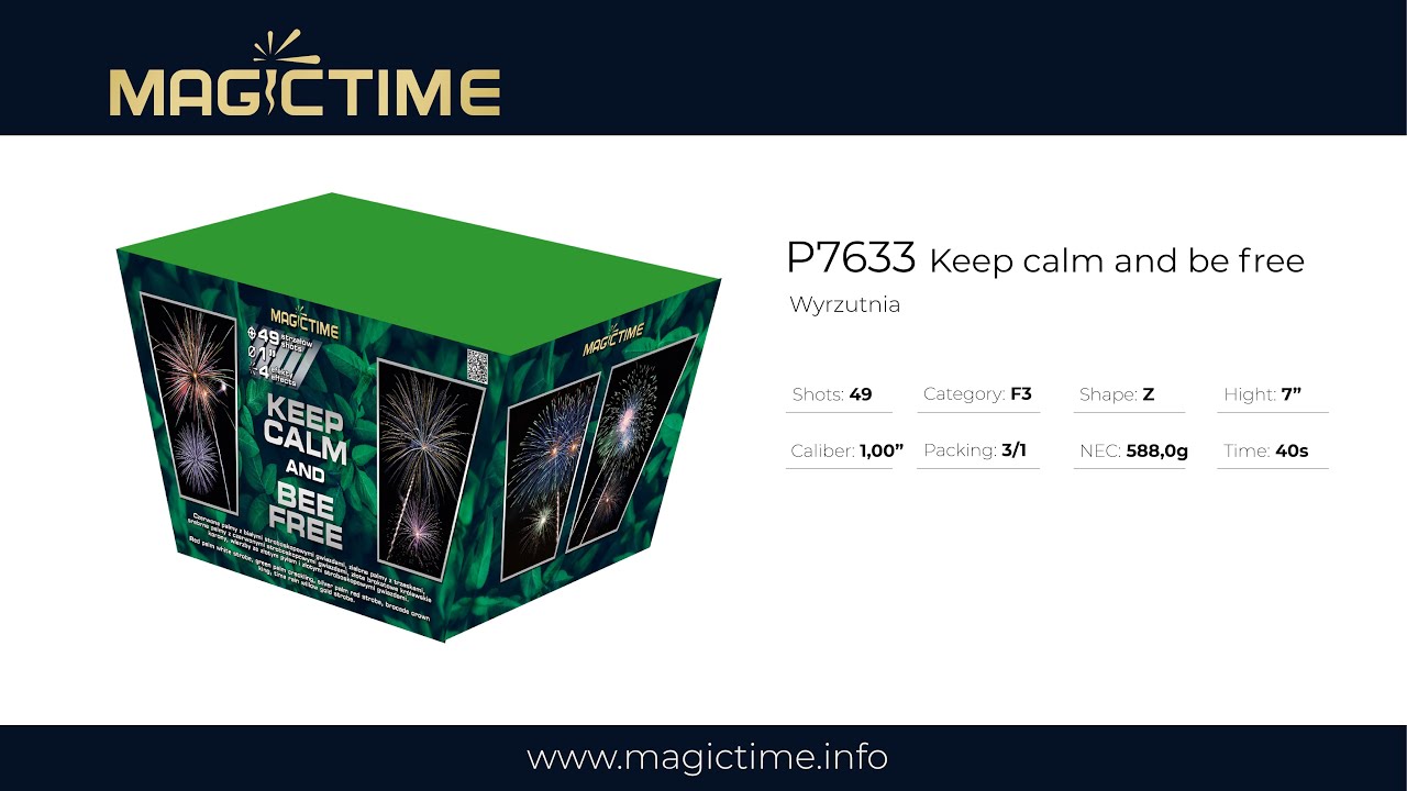 Magictime - P7633 Keep Calm & Be Free - YouTube