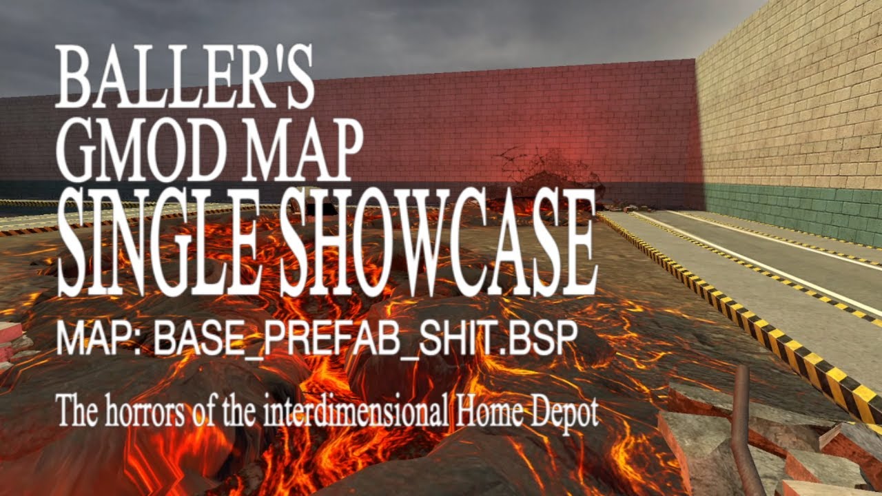 Baller's Gmod Map Single Showcase: Base_Prefab_Shit.bsp - YouTube