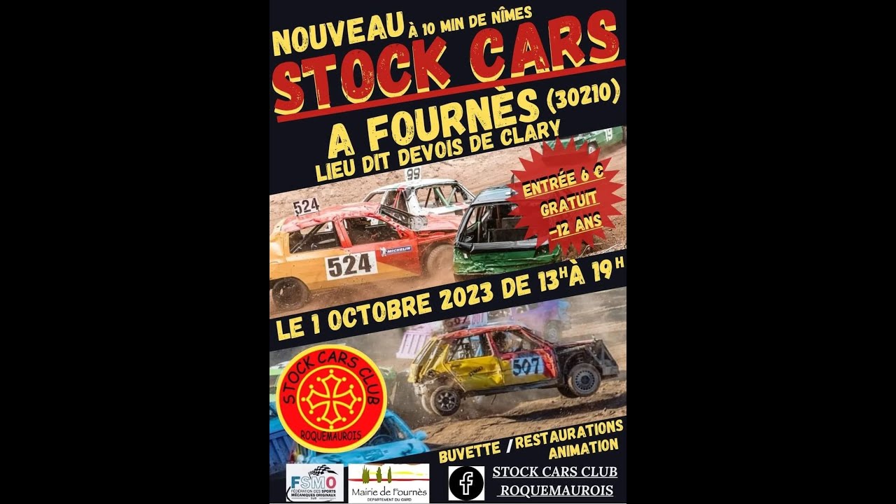 STOCK CAR FOURNES 2023 - MANCHE 6 - YouTube