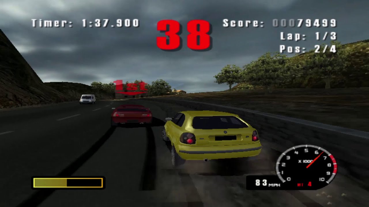Burnout (GameCube/Dolphin Emulator) - Unplayable Yellow Supermini in ...