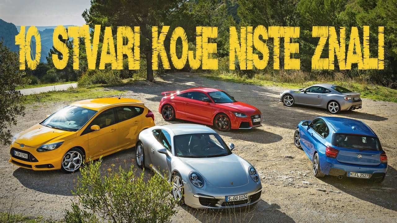 10 stvari koje niste znali o automobilima - YouTube