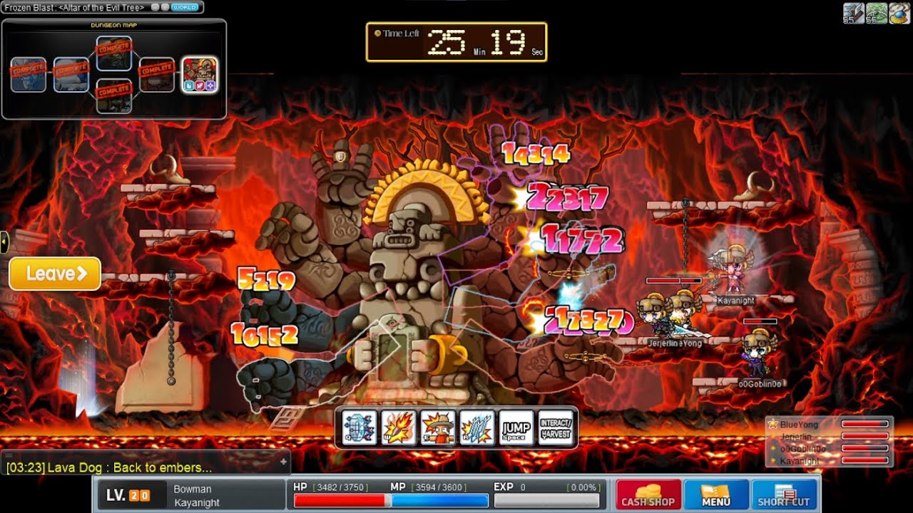 [GMS Kronos] Frozen Blast Dungeon (Zakum/El Nath PQ) - YouTube