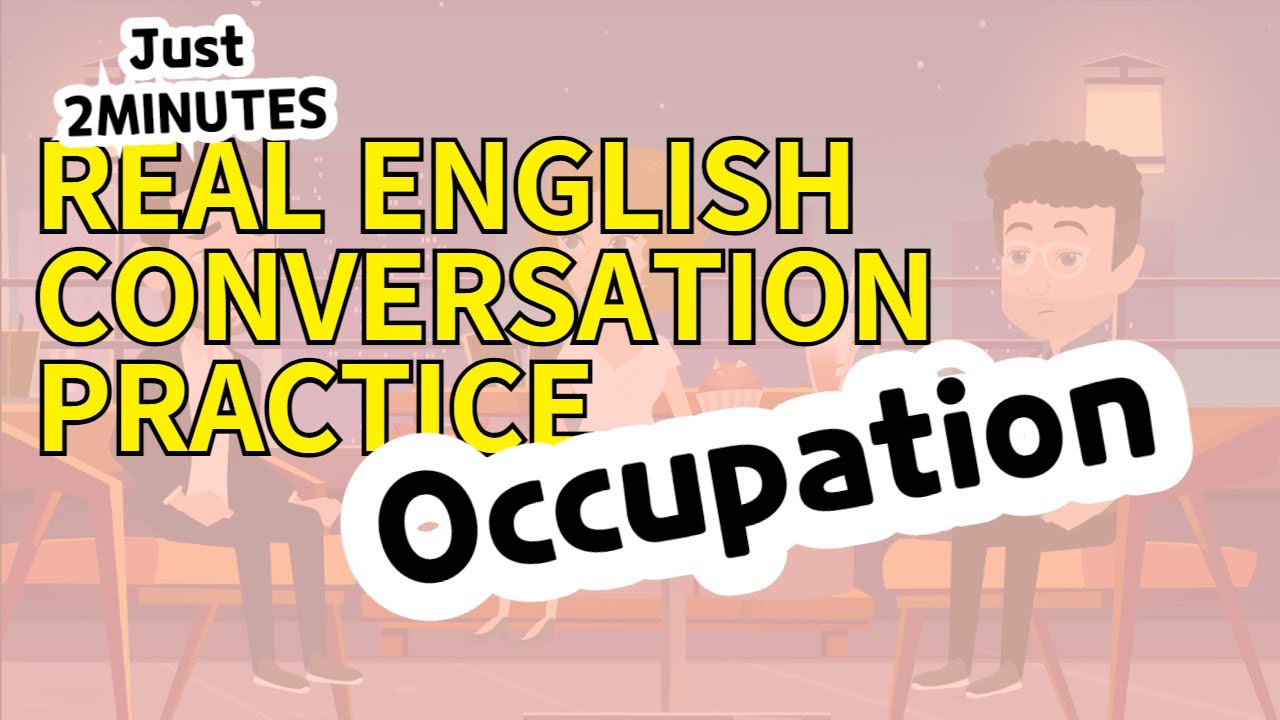 Occupation｜English speaking practice｜Basic English - YouTube