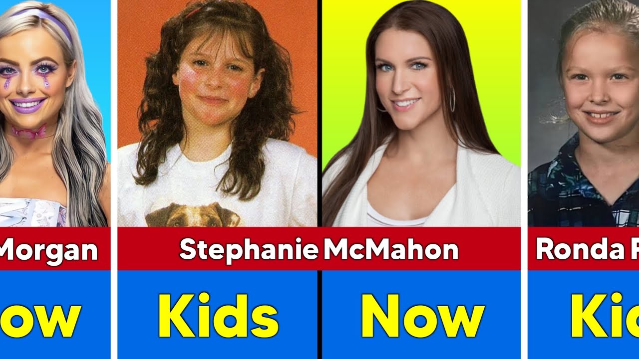 WWE Female Wrestlers Childhood vs Now Transformations - YouTube