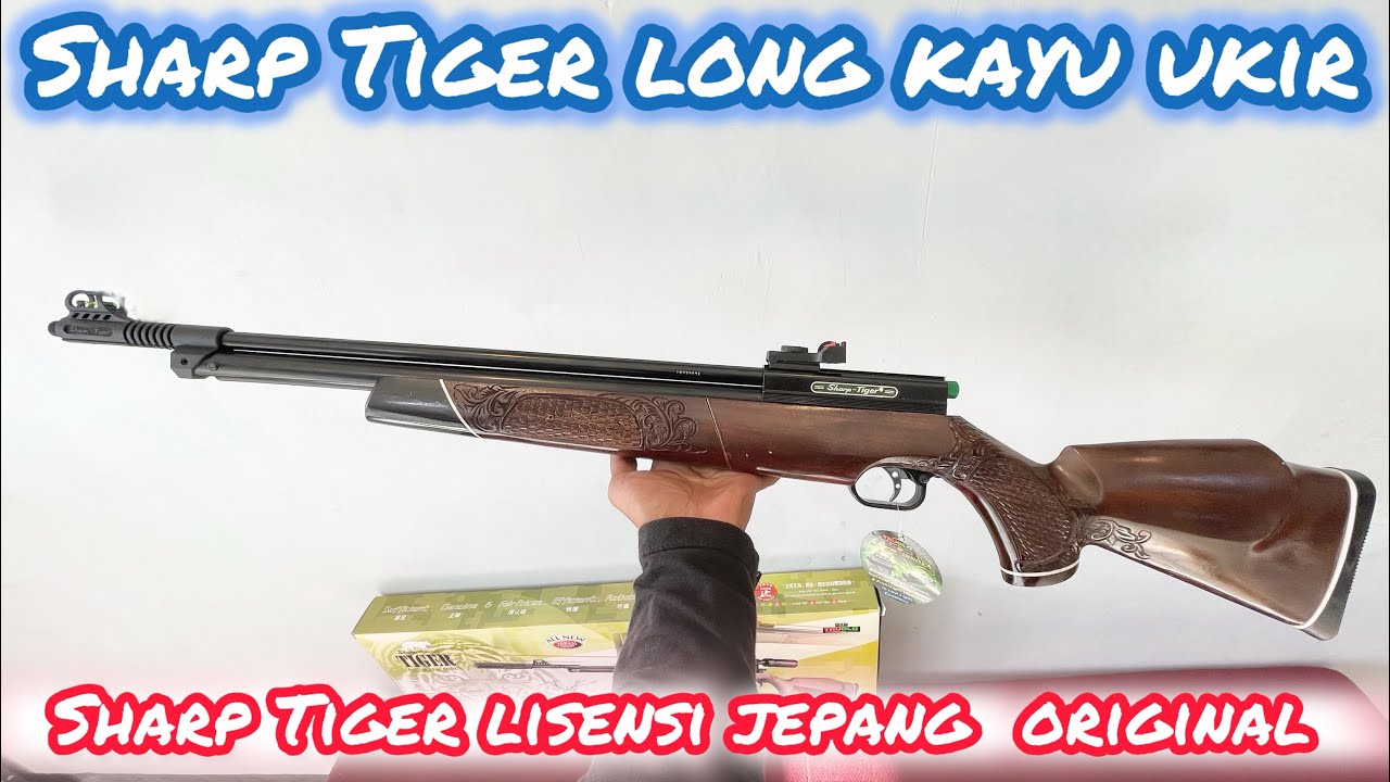 SHARP TIGER LONG KAYU UKIR PABRIKAN ASLI LISENSI JEPANG ORIGINAL - YouTube