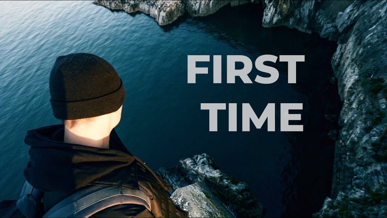 First Ever Backflip (Leaning off a cliff) - YouTube