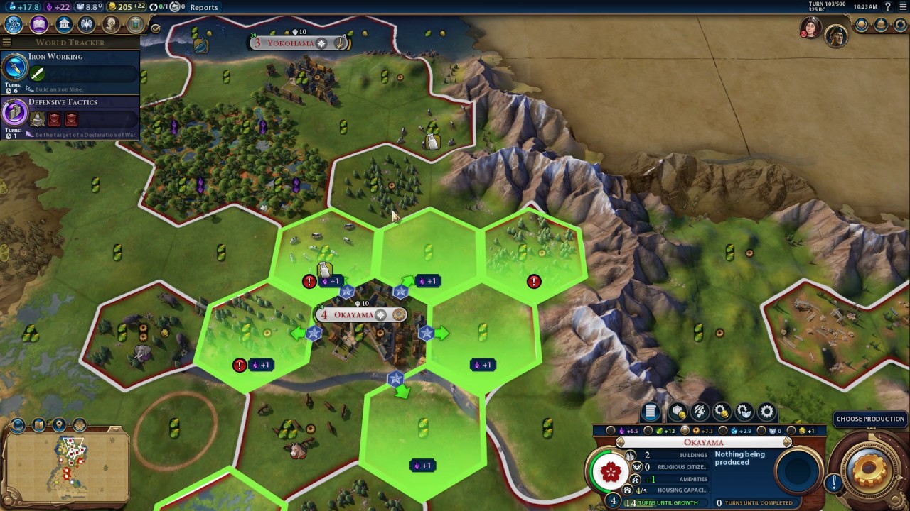 Civilization VI: Japanese Sim City Part 2 (Emperor, Continents) - YouTube