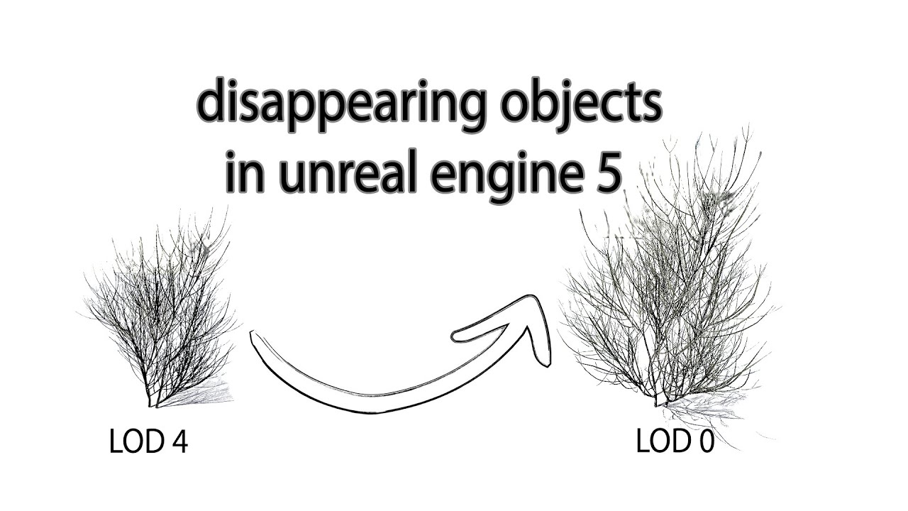 disappearing objects unreal engine 5 | LOD Fix Explained - YouTube