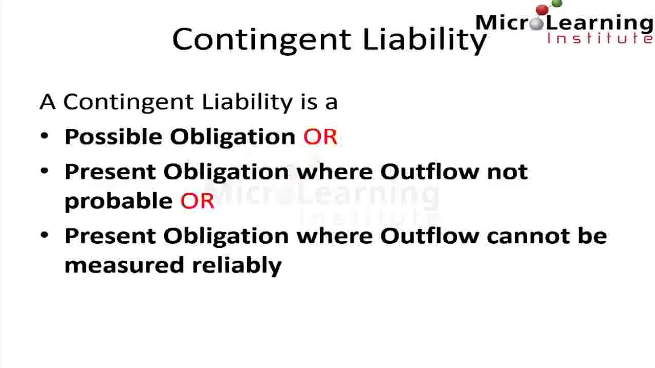 Overview Ias 37 Provisions - YouTube