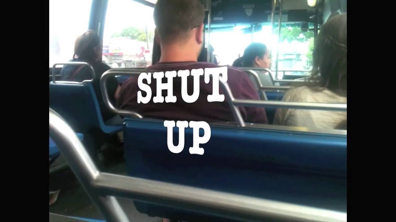 Lady and Bus Driver Argument! Bus Driver Leaves! - YouTube
