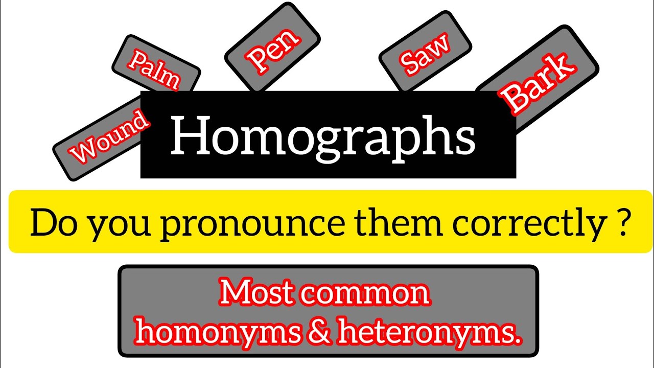 Most common Homographs @HomeworkHelper-advancedEnglish - YouTube