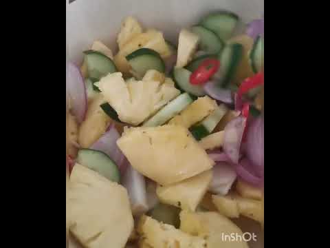 JELATAH NENAS/PENCOK NENAS/ACAR TIMUN NENAS SUNQUICK - YouTube