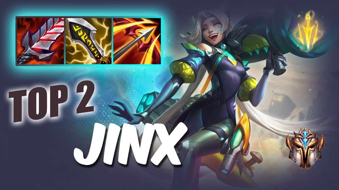 [Wild Rift] Jinx Top 2 - S12 Challenger ranked game + build - YouTube