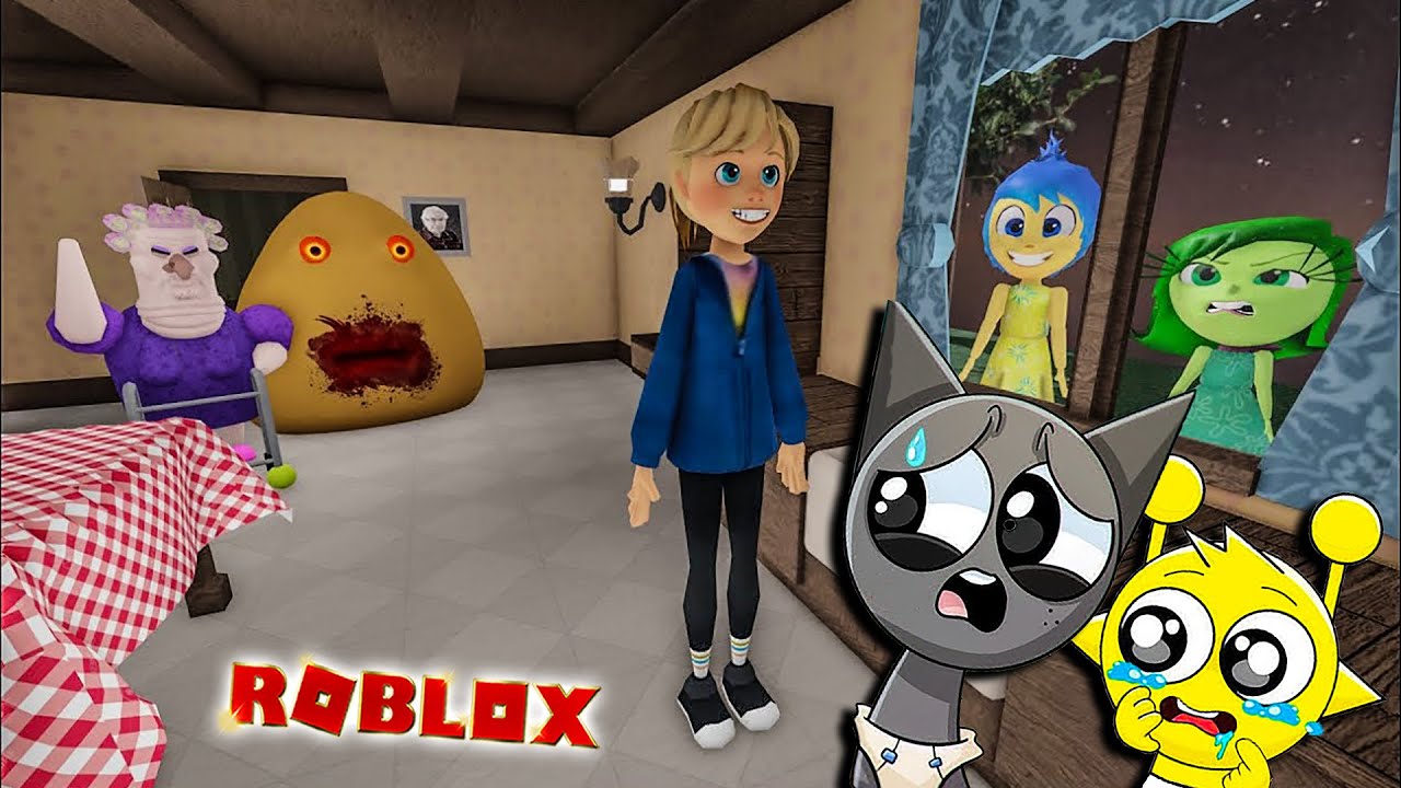 BABY GRAY SPRUNKI vs INSIDE OUT 2 RILEY VISIT GRUMPY GRAN! #roblox # ...