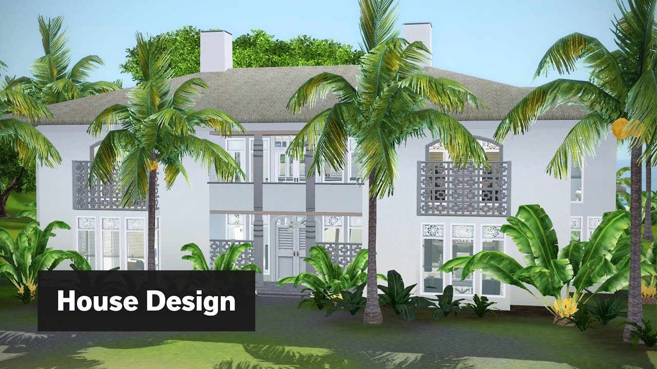Tropical Paradise • The Sims 3 House Design - YouTube