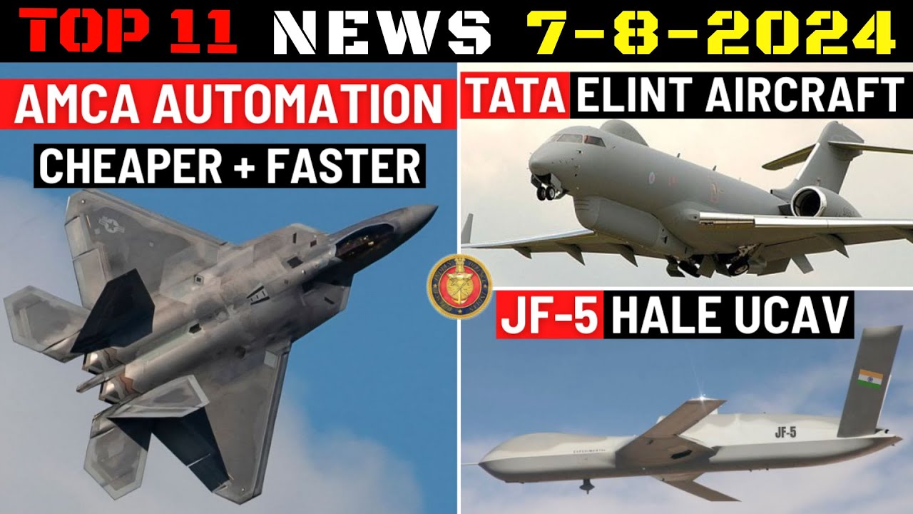 Indian Defence Updates : AMCA Automation,New JF-5 UCAV,Tata ELINT ...