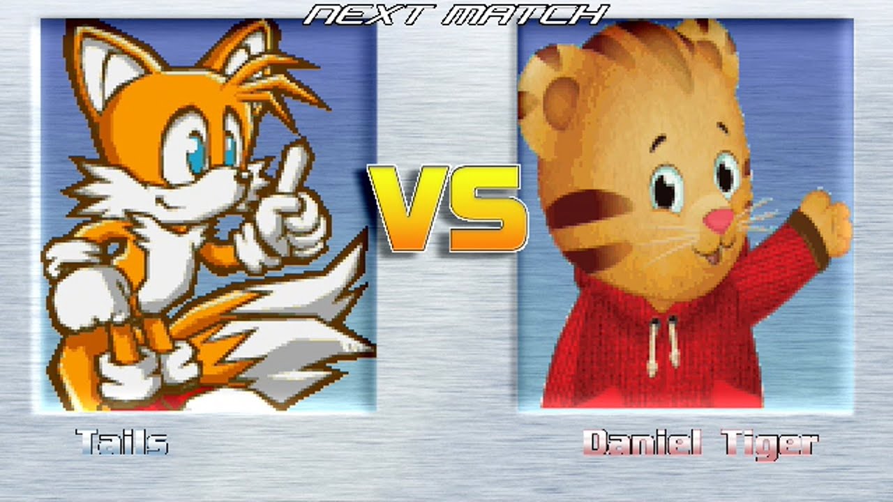 M.U.G.E.N REQUESTS | Tails vs Daniel Tiger | Sonic the Hedgehog vs ...