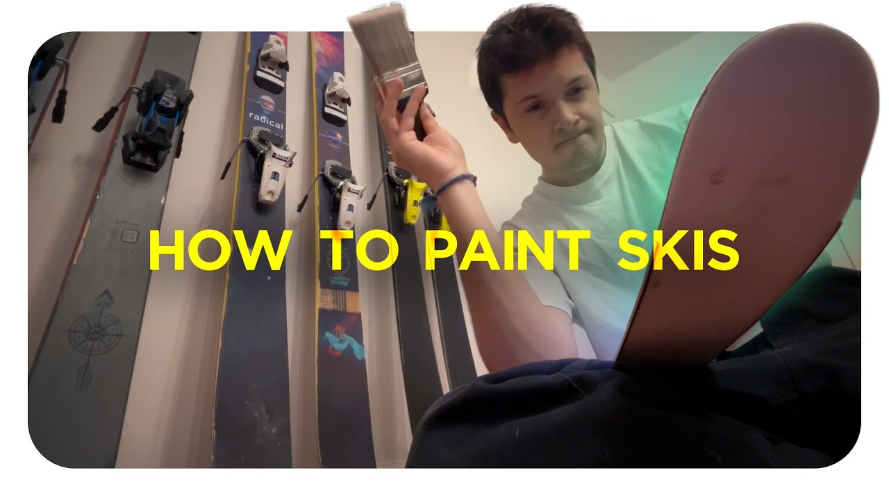 How to Paint Skis - YouTube