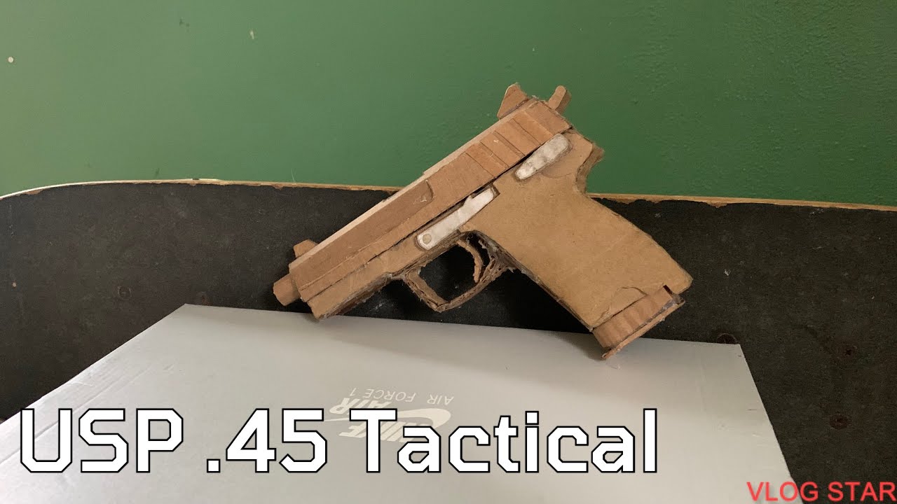 Cardboard USP. 45 (Tactical) 🇩🇪 | UPDATED - YouTube