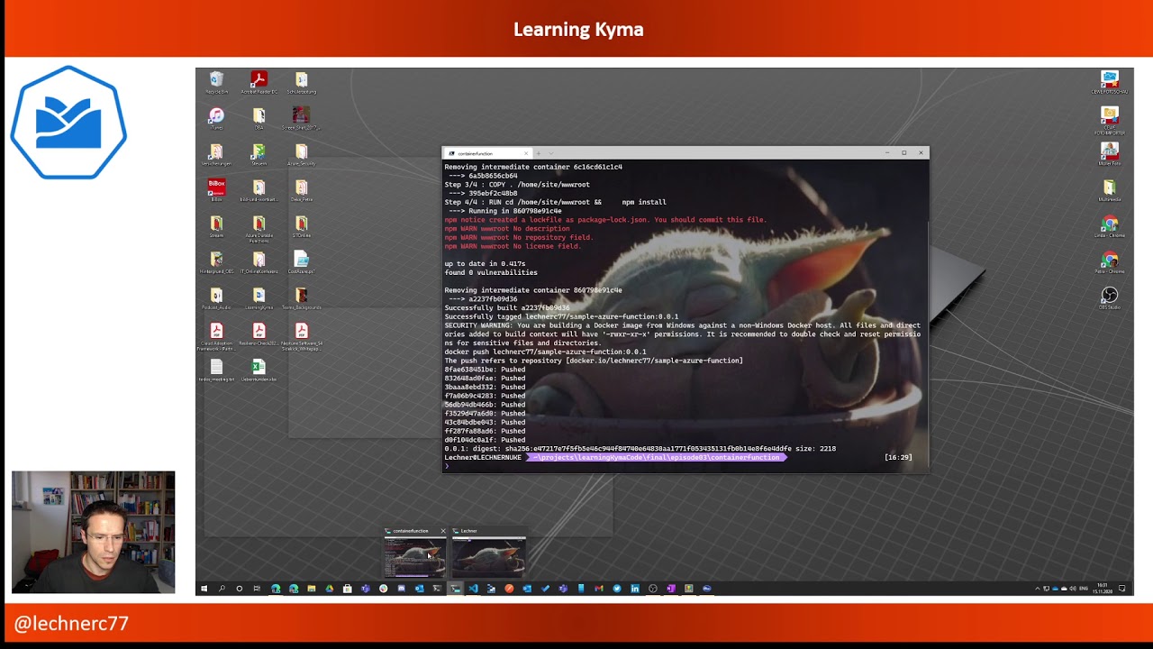 Learning Kyma – Deploying an Azure Function to Kyma (Episode 3a) - YouTube