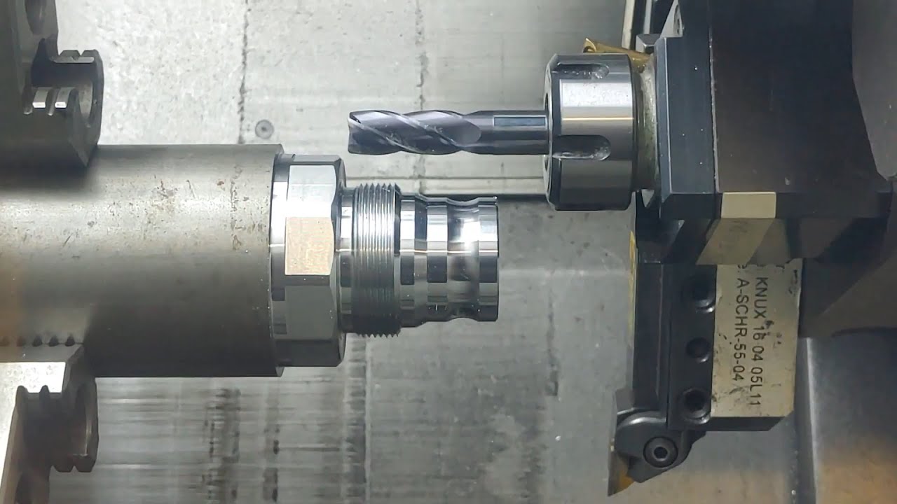 The process of making shafts on an efficient CNC turning machine - YouTube