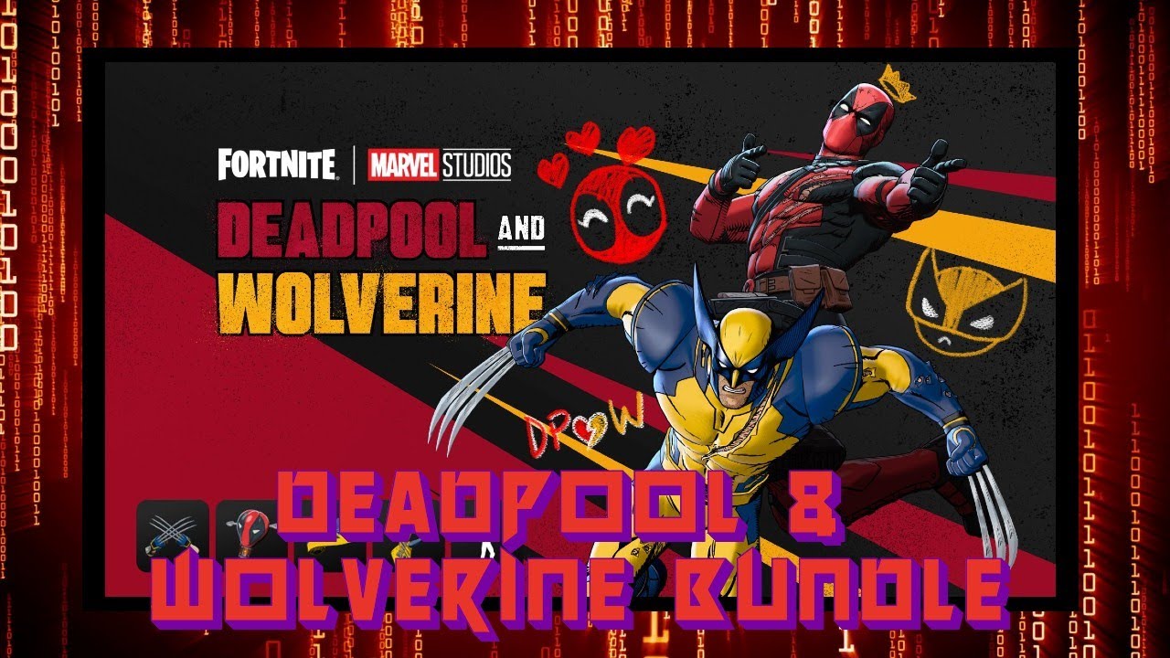 Fortnite DEADPOOL & WOLVERINE BUNDLE Gameplay - YouTube