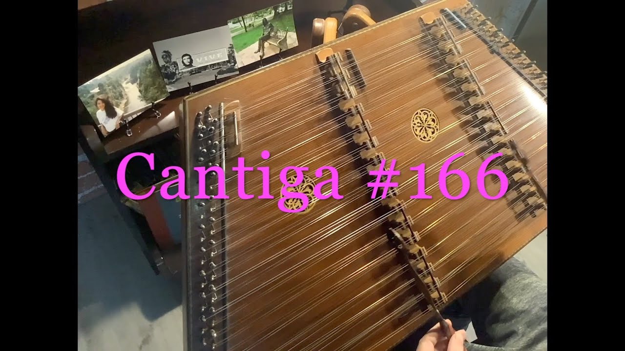 Cantiga #166-Hammered Dulcimer - YouTube