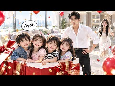 💖CEO dingin kira tak punya anak — sampai empat bocah datang bawa tes DNA, minta \