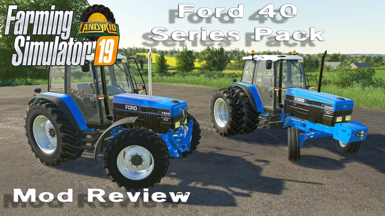 Farming Simulator 19 | Mod Review | Ford 40 series 4WD & RWD - YouTube