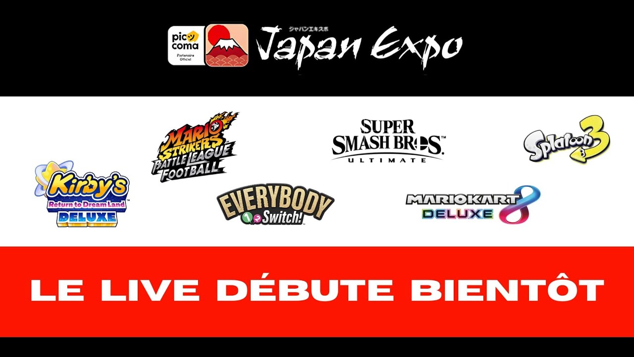 Live Japan Expo 2023 Nintendo - Vendredi 14 juillet - YouTube