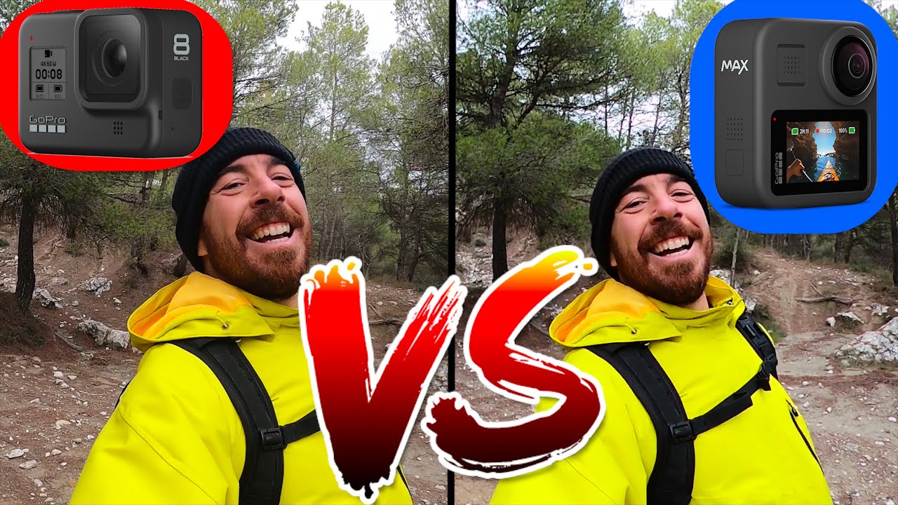 🔥¿Cuál es la MEJOR GOPRO? HERO 8 vs MAX !!! - YouTube