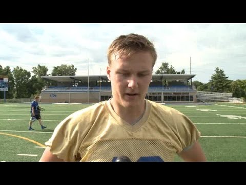 Quarterback Nick Ferrer at first day of St. Francis football practice 8 ...
