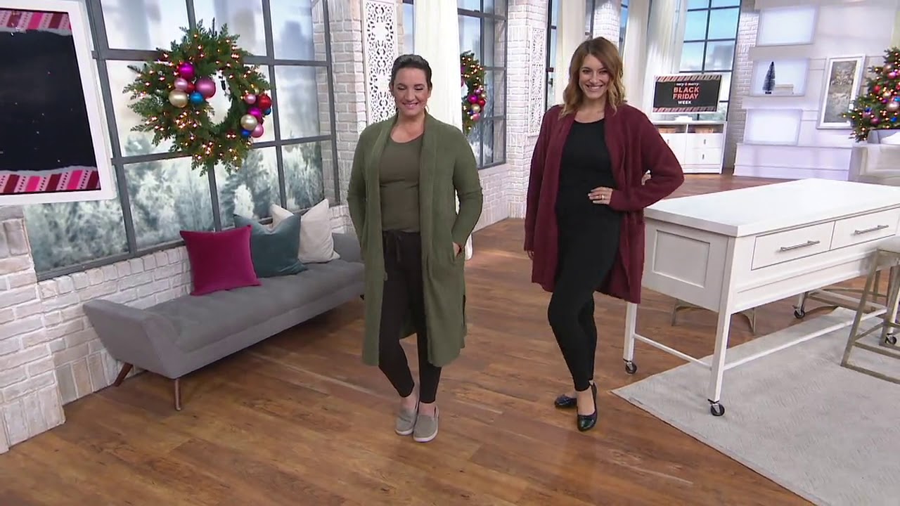 Barefoot Dreams Malibu Collection Skinny Stretch Pants on QVC - YouTube