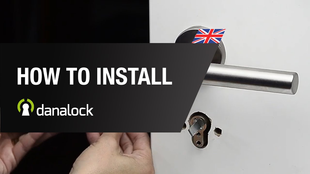 How to Install Danalock V3 Cylinder in Door - Salto Systems | By Demes - YouTube