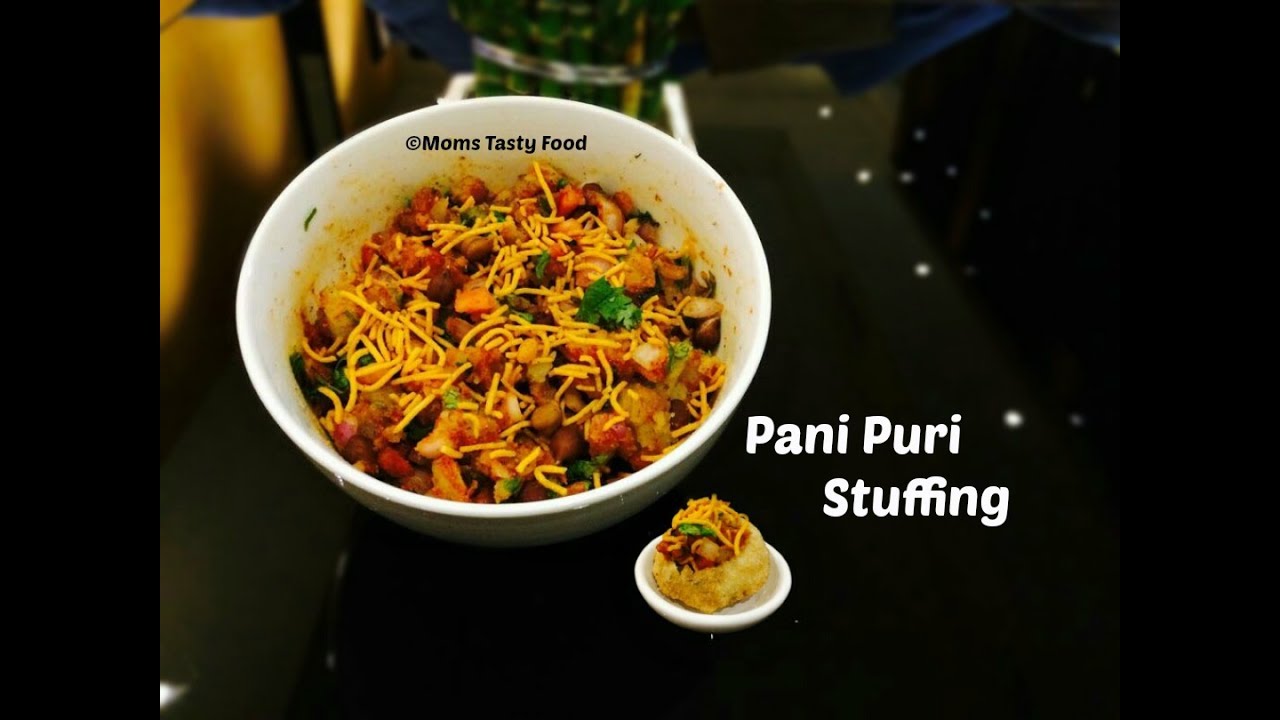 Masala Stuffing for Golgappa - Filling for Pani puri - Pani Puri masala - YouTube