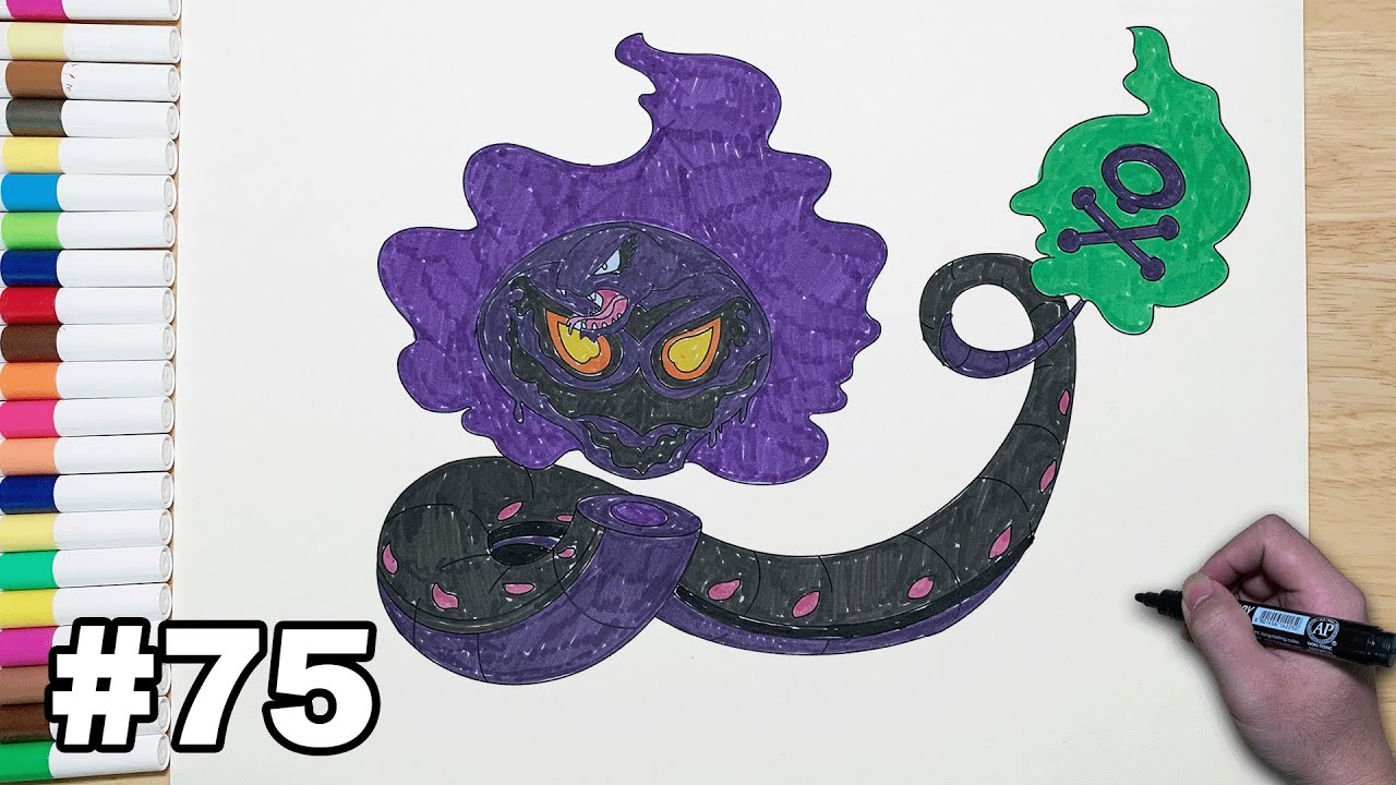 How To Coloring Mega Arbok Y - Coloring Pages | Pokemon - YouTube