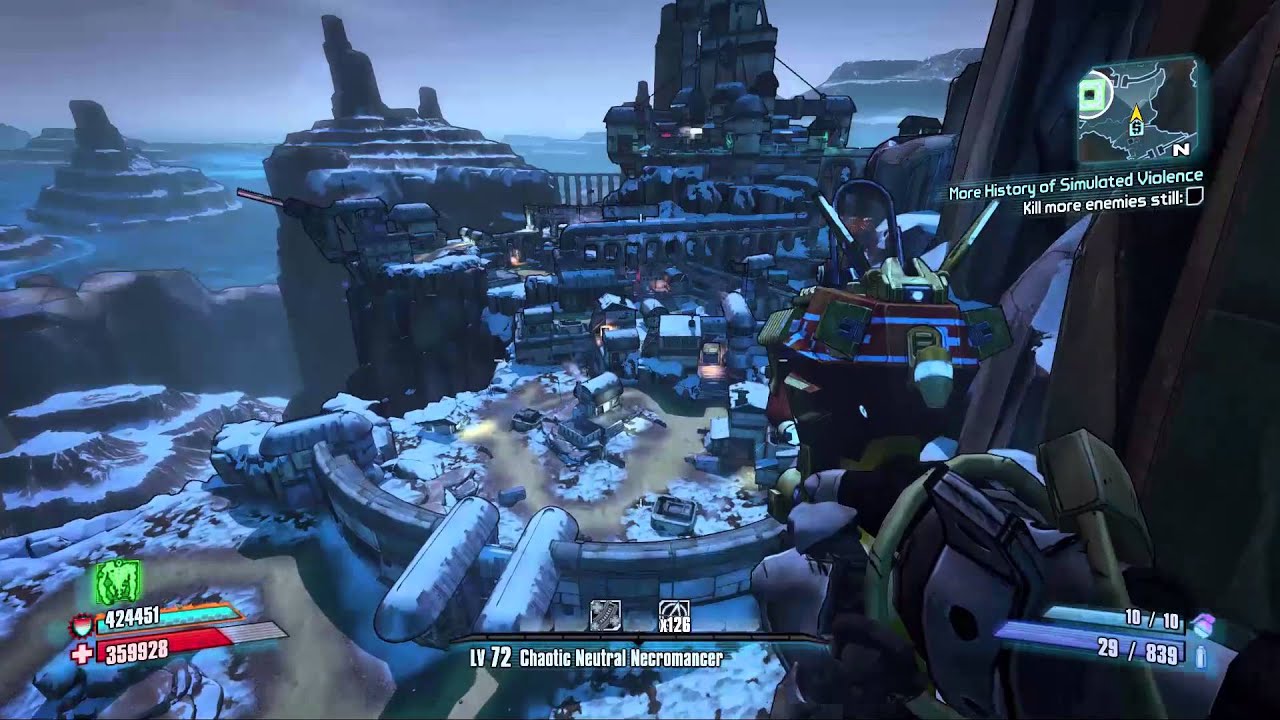 Borderlands 2 - The Raid on Digistruct Peak OP1 - Mechromancer - YouTube