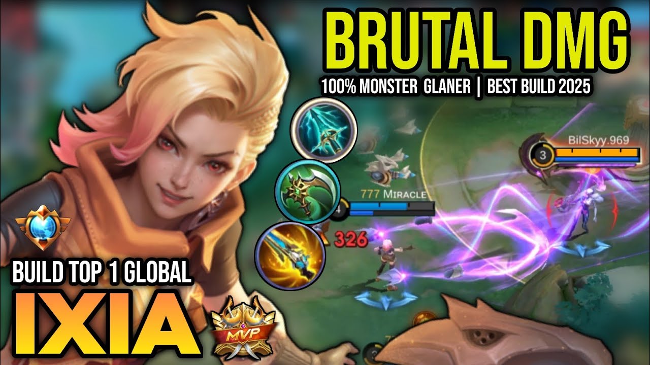 IXIA BEST BUILD 2025 | BUILD TOP 1 GLOBAL IXIA GAMEPLAY | MOBILE ...