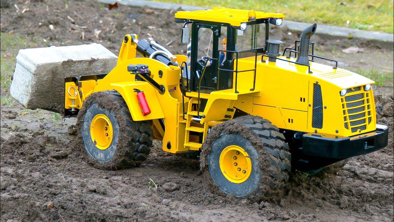 AWESOME RC HYDRAULIC WHEEL LOADER, RC TRUCKS, RC DIGGER VOLVO, RC ...