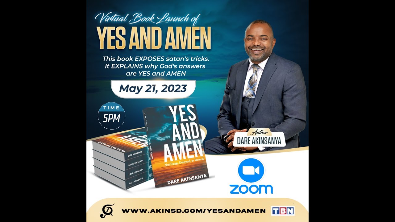 Yes And Amen Virtual Book Launch on Zoom - YouTube