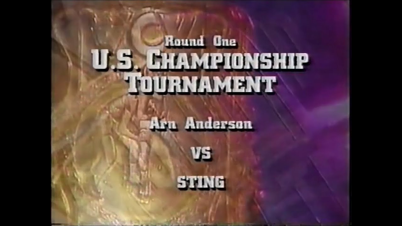 Sting vs Arn Anderson Saturday Night April 22nd, 1995 - YouTube