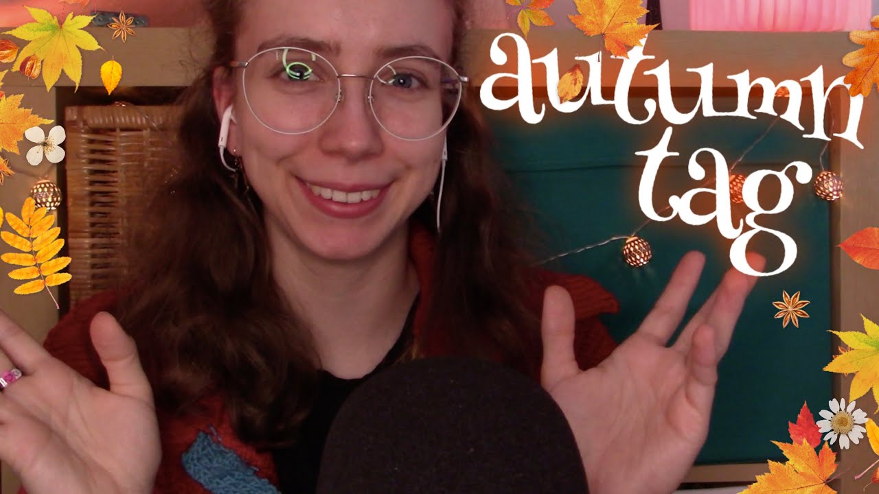 The Autumn ASMR Tag 🍁🐈‍⬛ How do I celebrate Halloween? Whispering ...