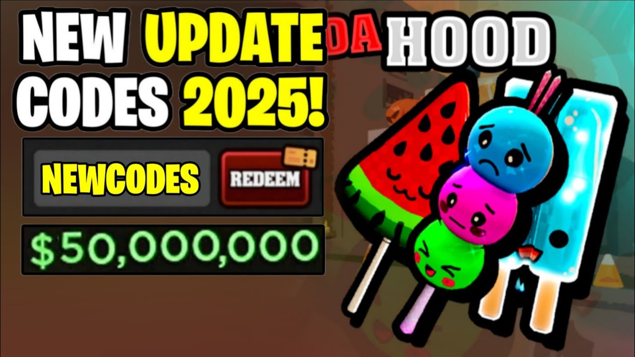*NEW* ALL WORKING UPDATE CODES FOR DA HOOD IN 2025! ROBLOX DA HOOD ...