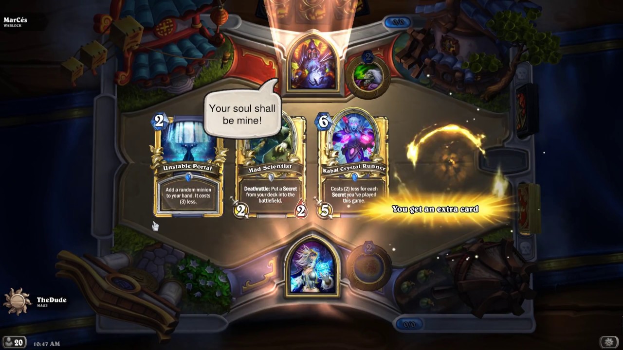 Hearthstone All Golden Kabal's Secret Mage new deck build - YouTube