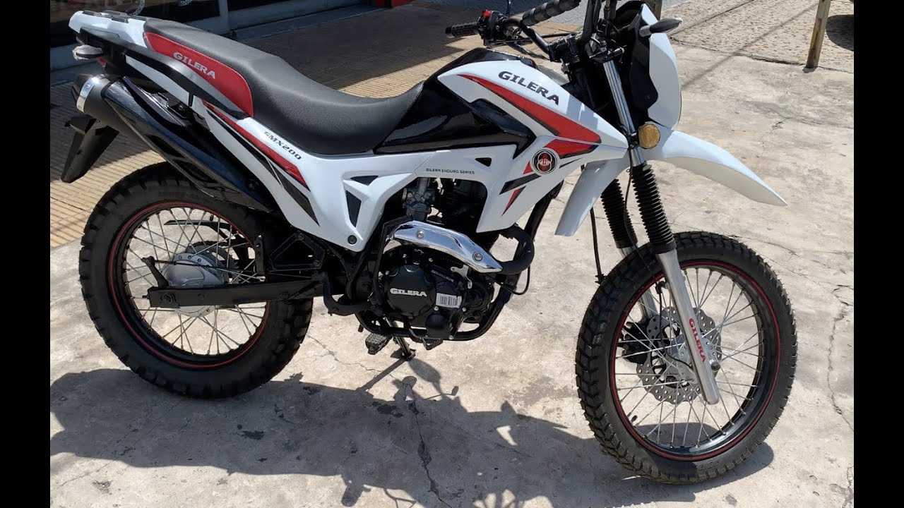 Moto Gilera SMX200 Tablero digital y Sonido de motor - YouTube