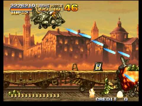 Metal Slug X .Mission 3. LEVEL 8. All prisoners. True Perfect Game