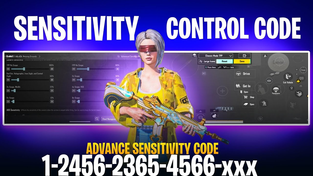 BGMI 3.6 UPDATE SENSITIVITY CODE | BGMI BEST SENSITIVITY SETTINGS | BGMI ZERO RECOIL SENSITIVITY ...
