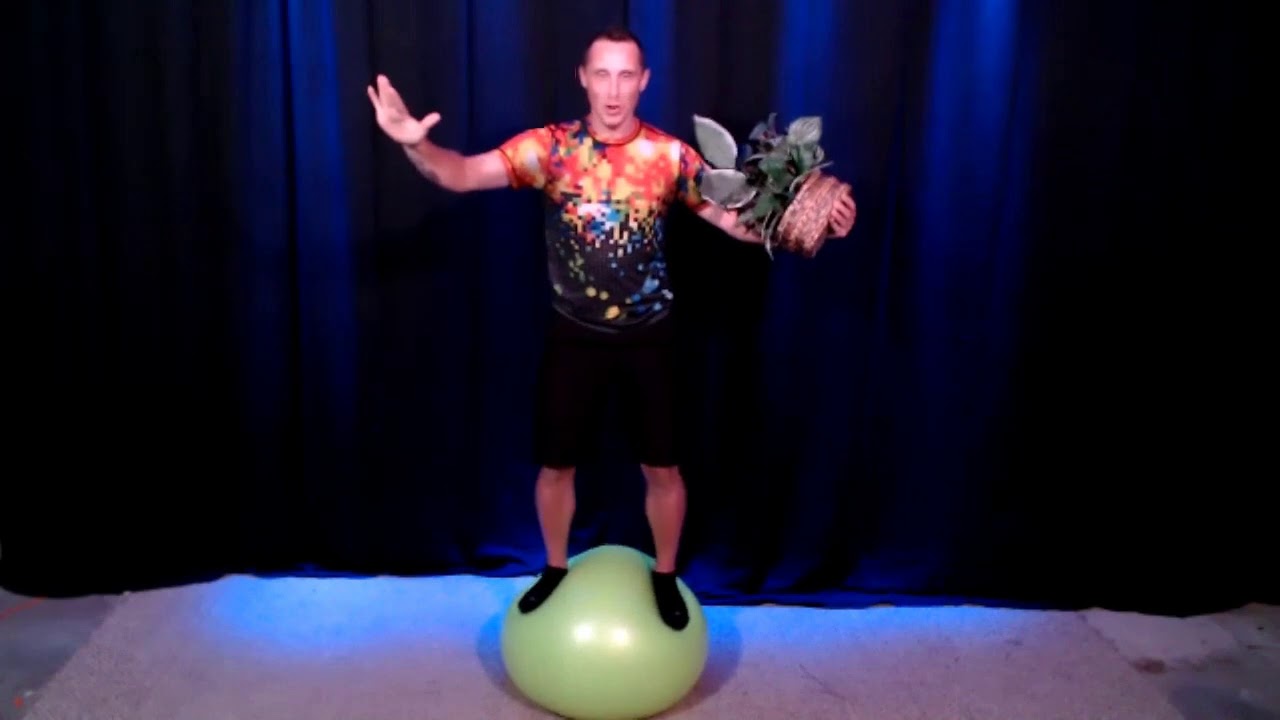 Ridiculous World Record: Longest time standing on a yoga ball while ...