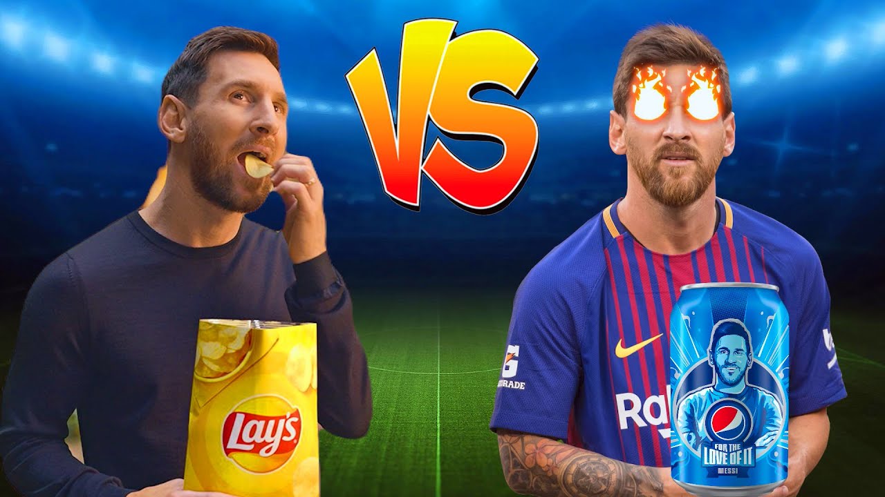 🔥Messi Lays VS Messi Pepsi🔥 (fun for fans) - YouTube