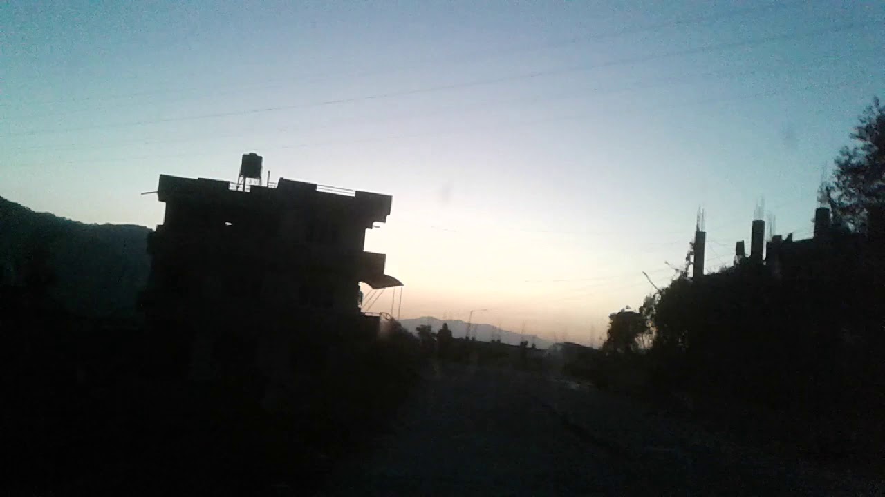 Nuwakot nepal night view kagati gaun - YouTube